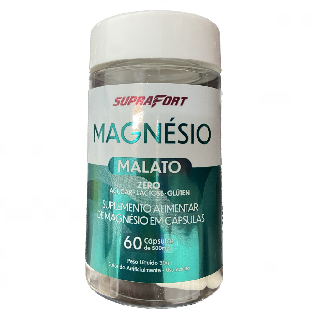 MAGNESIO MALATO 500MG SUPRACORT 60 CAPSULAS - FarmaViver - Farmácia ...