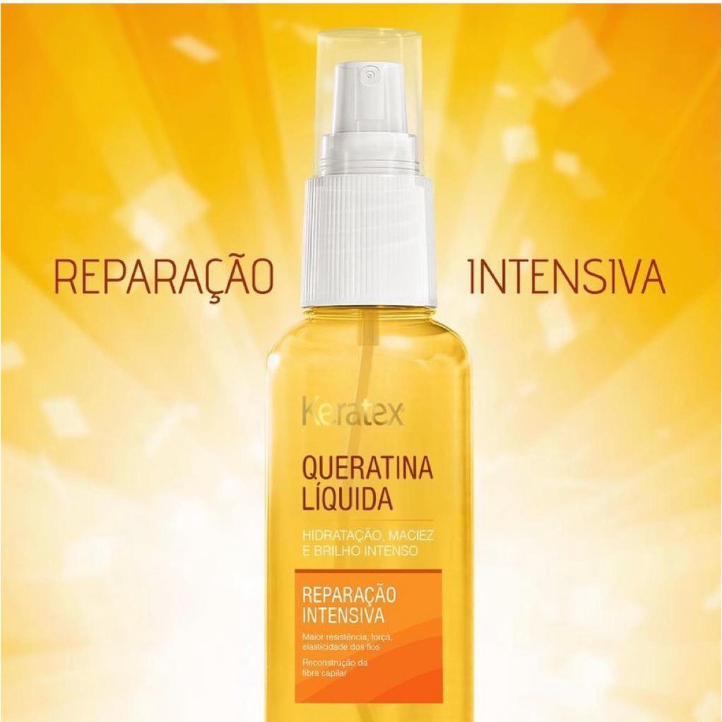 KERATEX QUERATINA LIQUIDA REPARAÇÃO INTENSIVA 120ML - FarmaViver