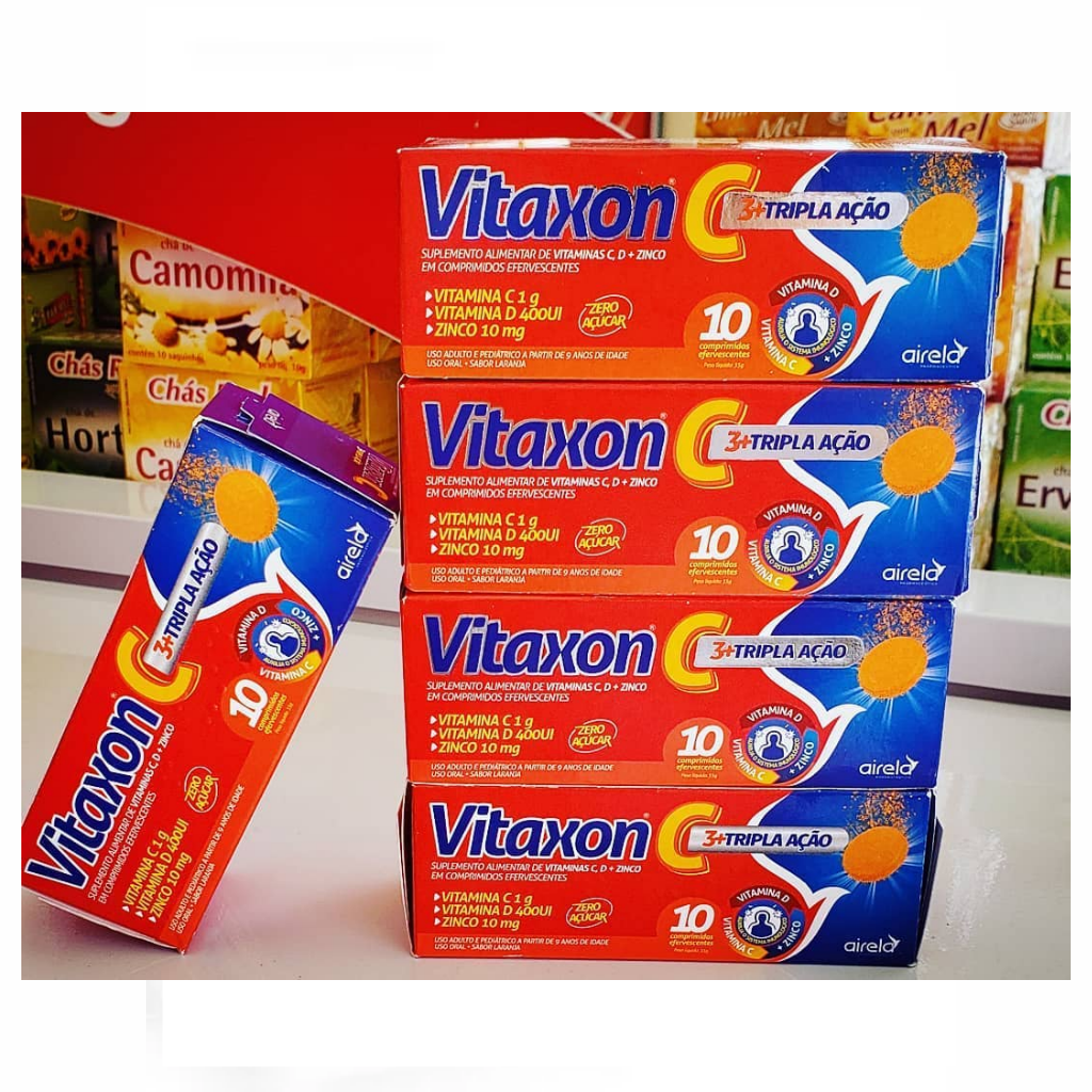 VITAXON C TRIPLA ACA O EFERV 10CPR AIRELA - FarmaViver