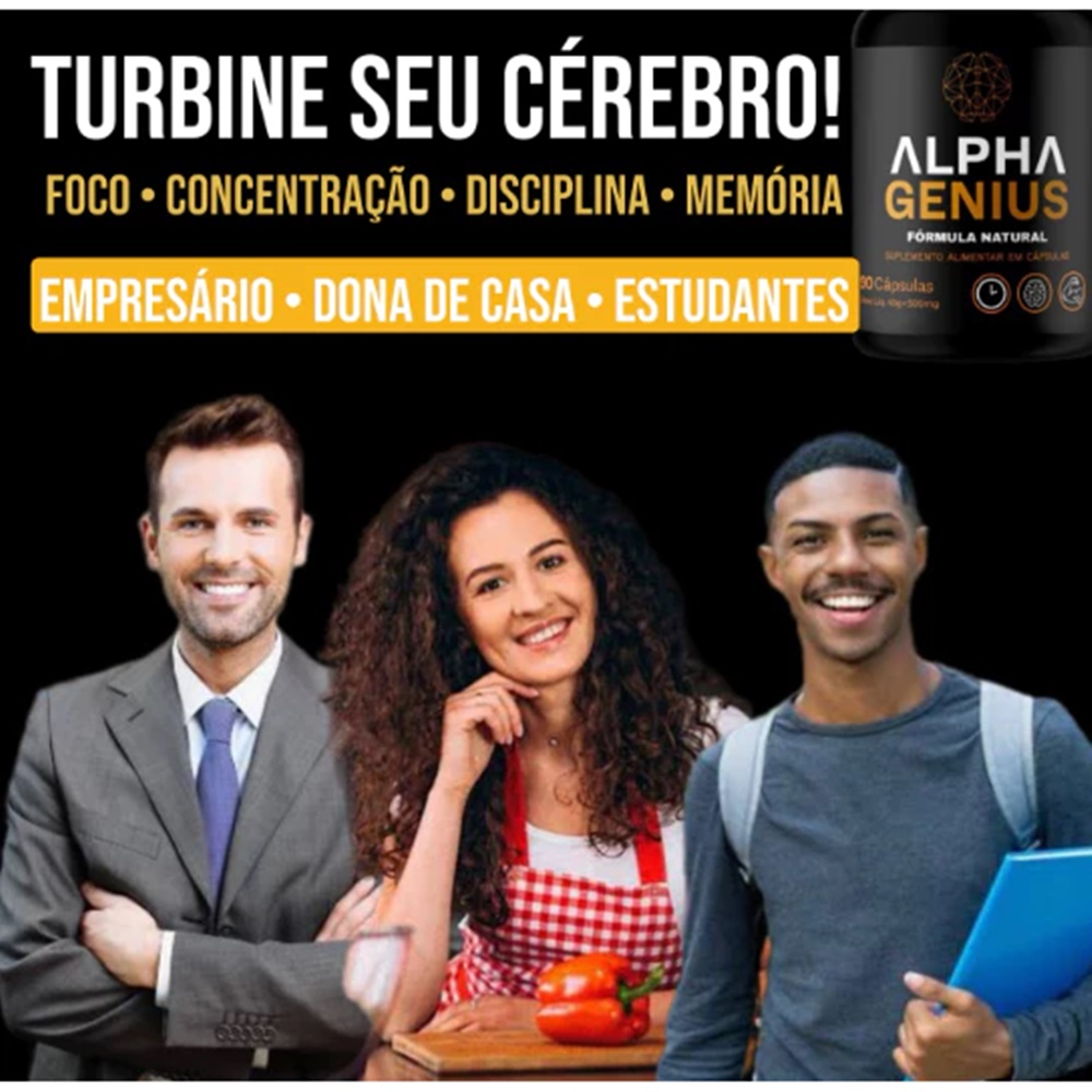 ALPHA GENIUS 500MG 90CPS CAPSUL - FarmaViver - Farmácia Online 24 horas