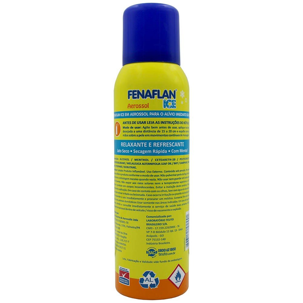 FENAFLAN ICE AEROSOL 150G - FarmaViver - Farmácia Online 24 horas