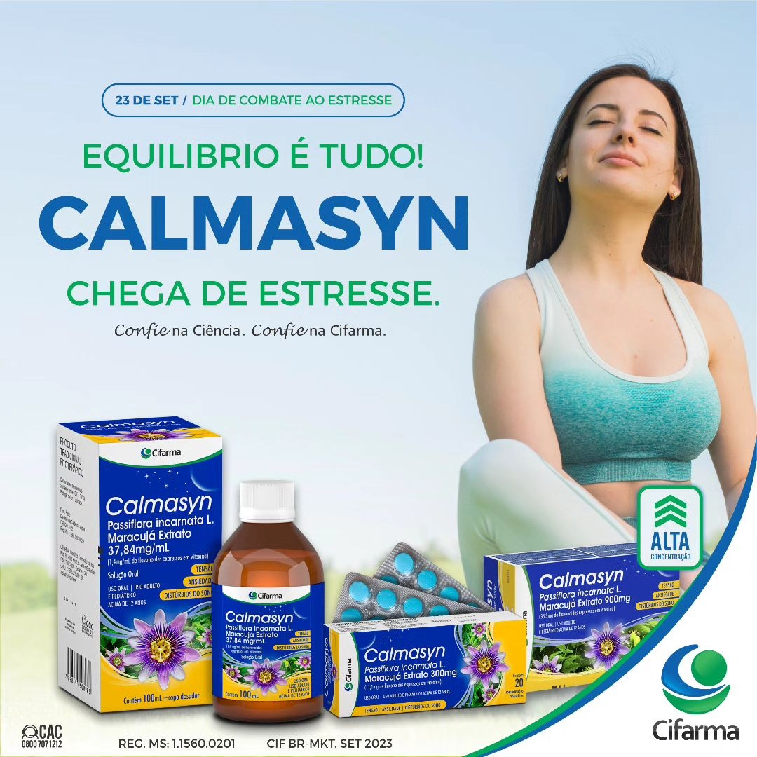 CALMASYN CALMANTE - FarmaViver - Farmácia Online 24 horas