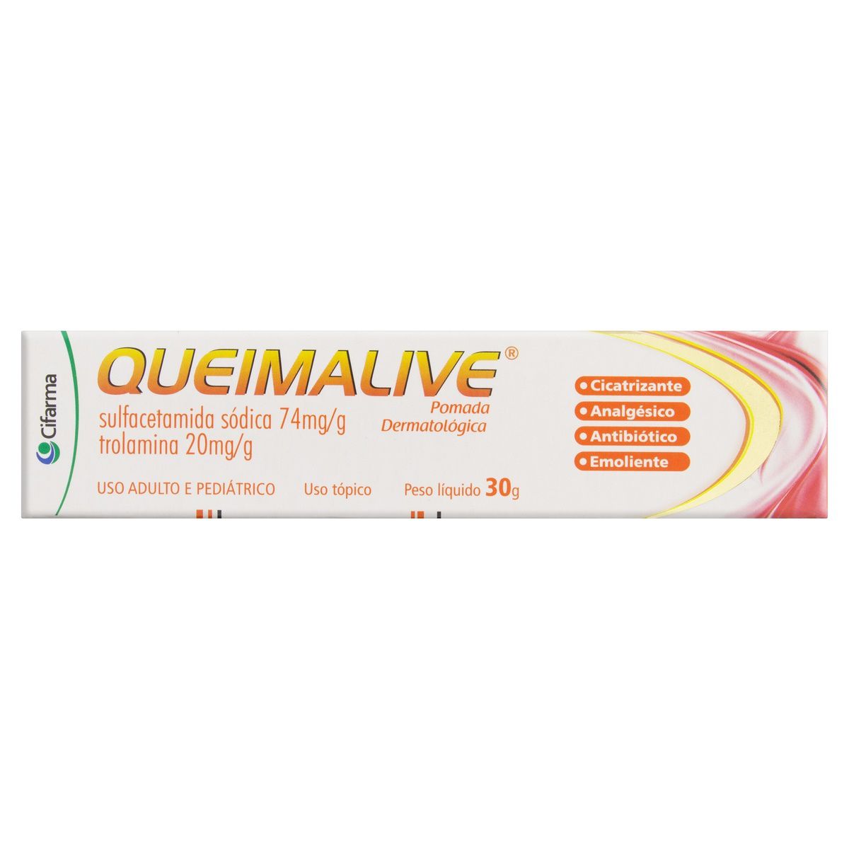 sulfacetamida sódica+trolamina - QUEIMALIVE PMD 30GR - FarmaViver ...