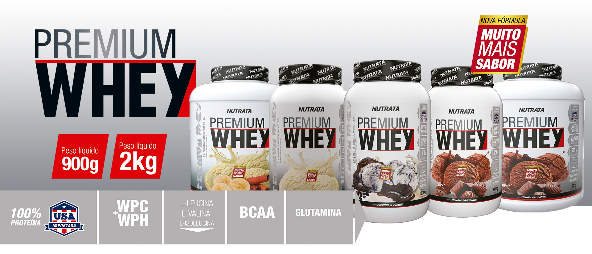Premium Whey Nutrata 900g Ninja Suplementos Curitiba 41 3045 8841