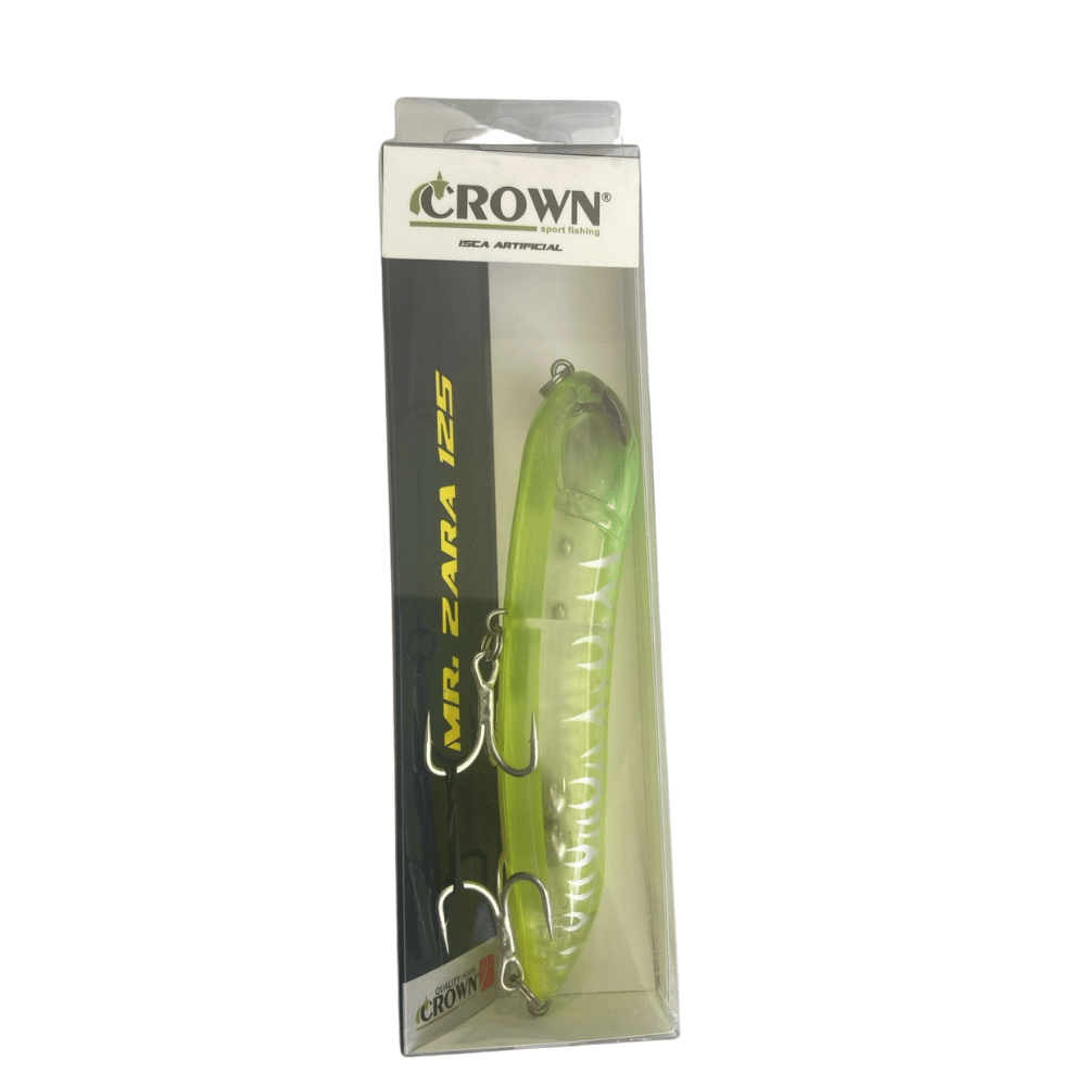 Isca Artificial Mr. ZARA 125MM 37GR FLOATING ZIG ZAG Crown CR41 - SCPesca