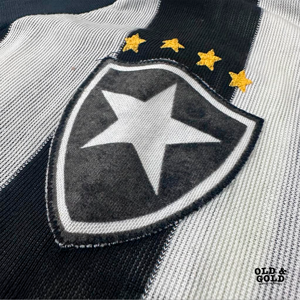 Camisa Botafogo 1990 - G - Old & Gold