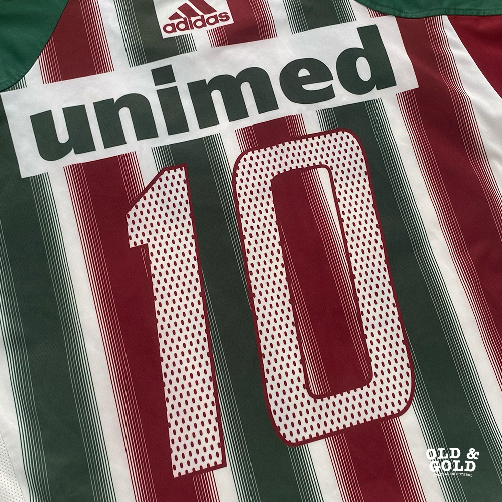 Camisa Fluminense 2005 #10 - G - Old & Gold