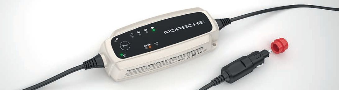 Carregador de Bateria Porsche Charge-O-Mat Pro: Mantenha sua Bateria S ...