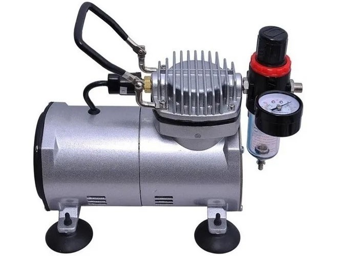 Minicompressor de ar bivolt - Fengda AS-18-2 - BLIMPS