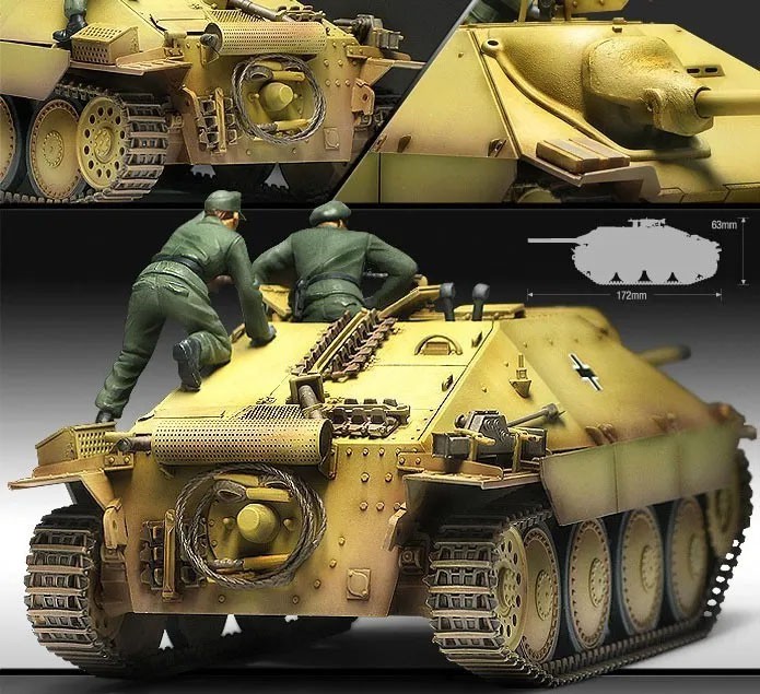 Jagdpanzer 38(t) Hetzer "Early Version" - 1/35 - Academy 13278 - BLIMPS