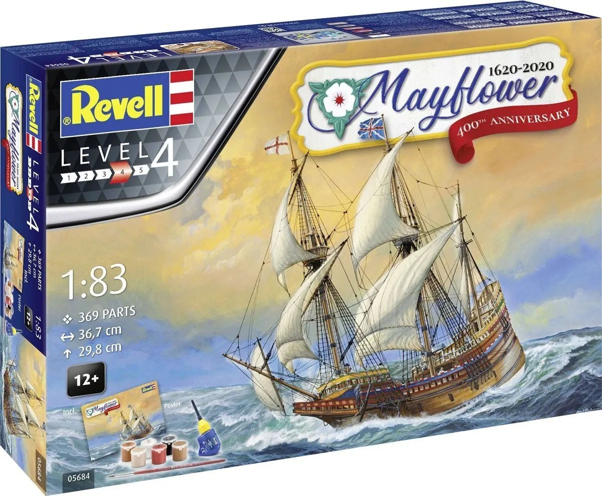 Gift Set Mayflower - 400th Anniversary - 1/83 - Revell 05684 - BLIMPS