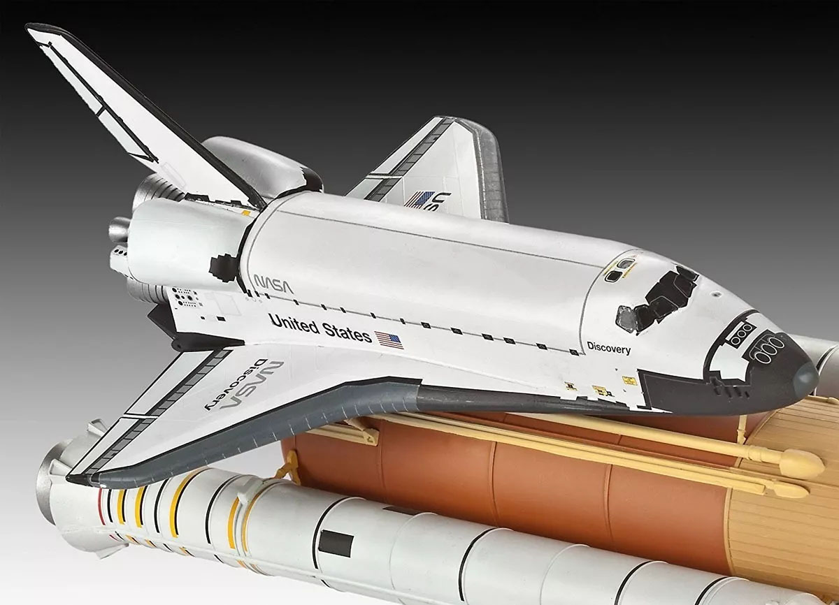 Space Shuttle Discovery + Booster Rockets 1/144 Revell04736 REEMBALADO ...