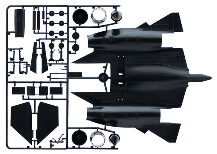 Lockheed SR-71 Blackbird with drone - 1/72 - Italeri 145 - BLIMPS