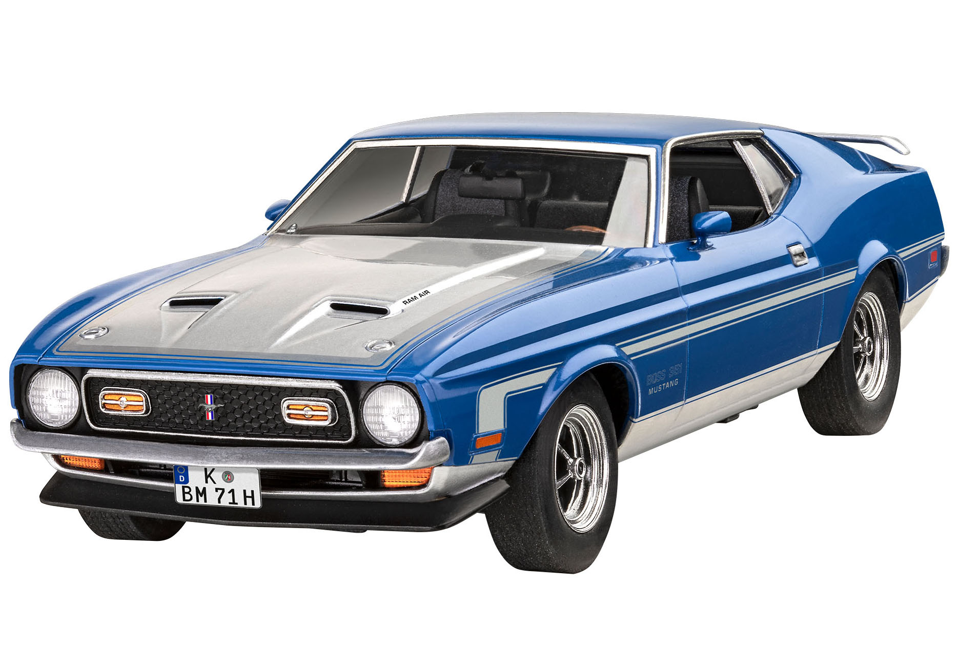 Model Set Ford Mustang Boss 351 1971 - 1/25 - Revell 67699 - BLIMPS