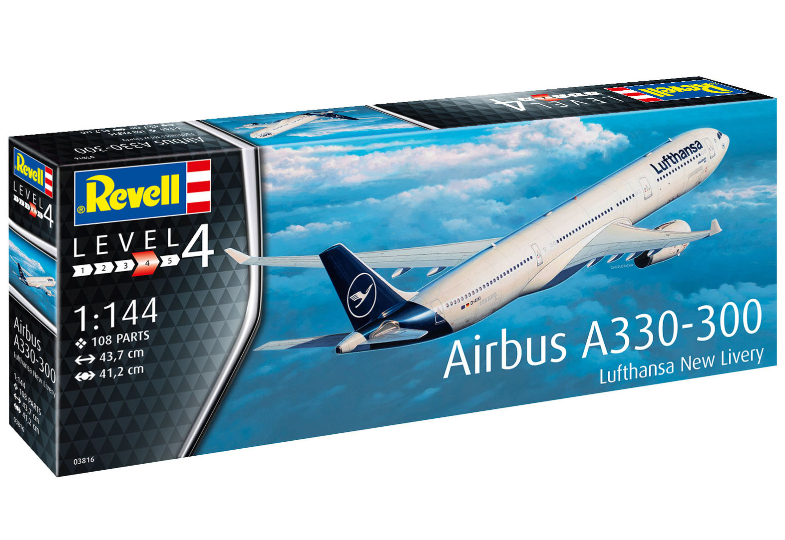 Airbus A330-300 - Lufthansa "New Livery" - 1/144 - Revell 03816 - BLIMPS