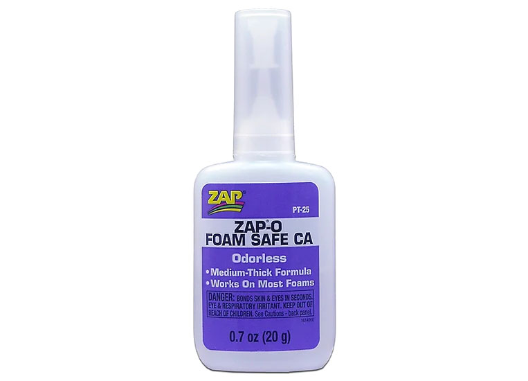 Cola de cianoacrilato Zap-O Foam Safe Odorless CA+ PT-25 20g - BLIMPS