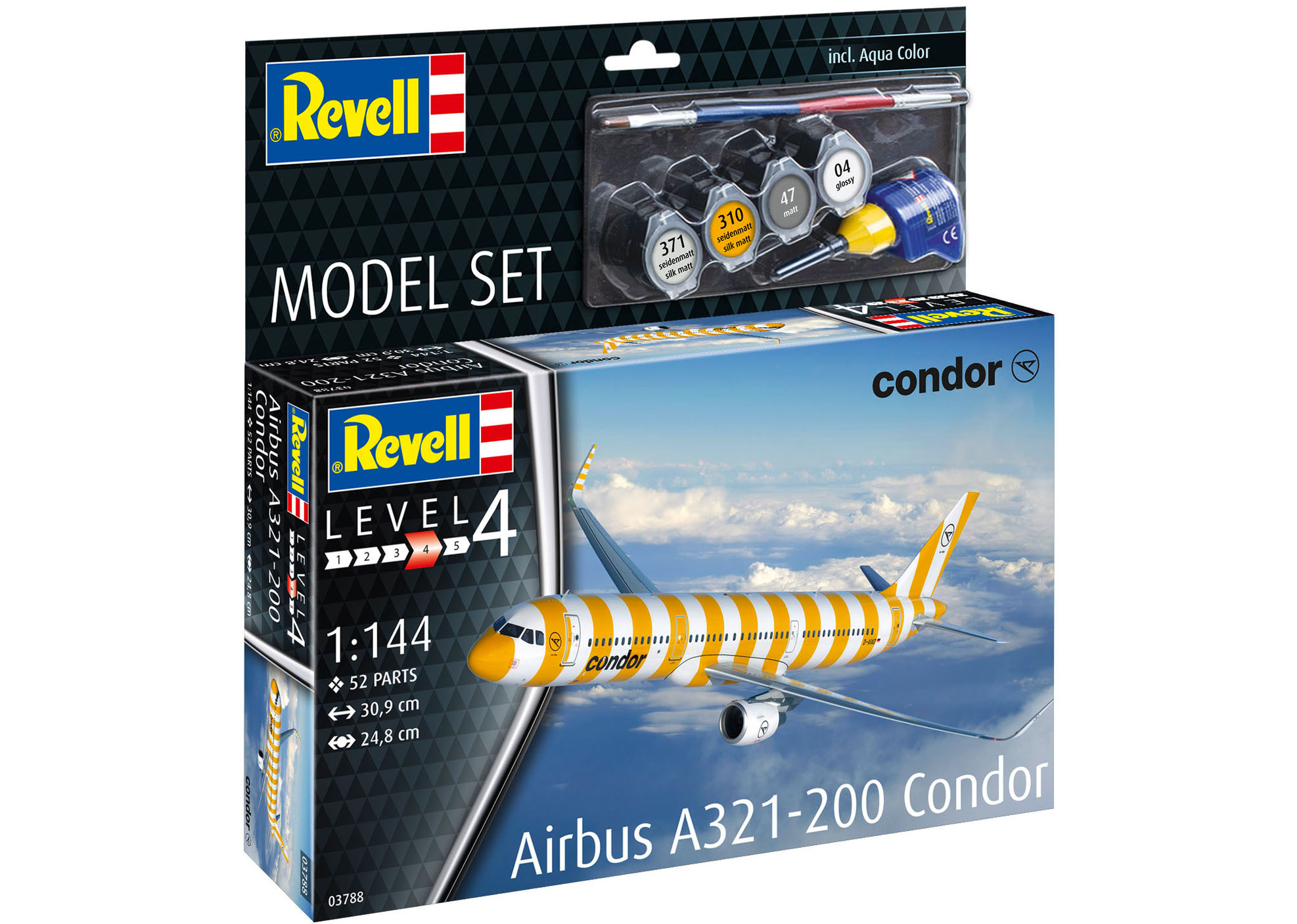 Model Set Airbus A321-200 Condor - 1/144 - Revell 63788 - BLIMPS