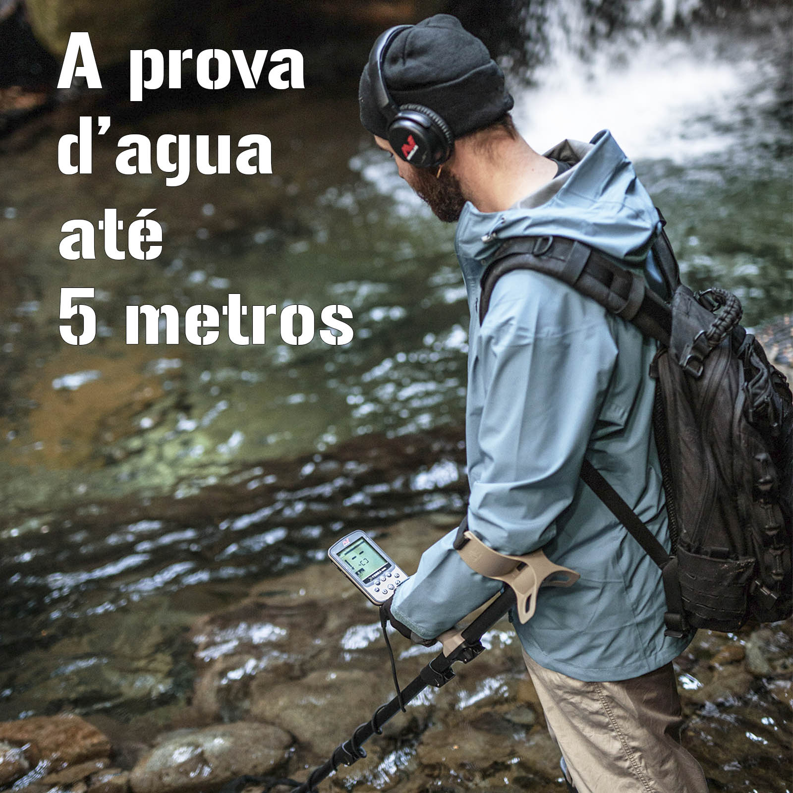 X Terra Elite Expedition Minelab Detector de MEtais Prova dagua - Metal ...