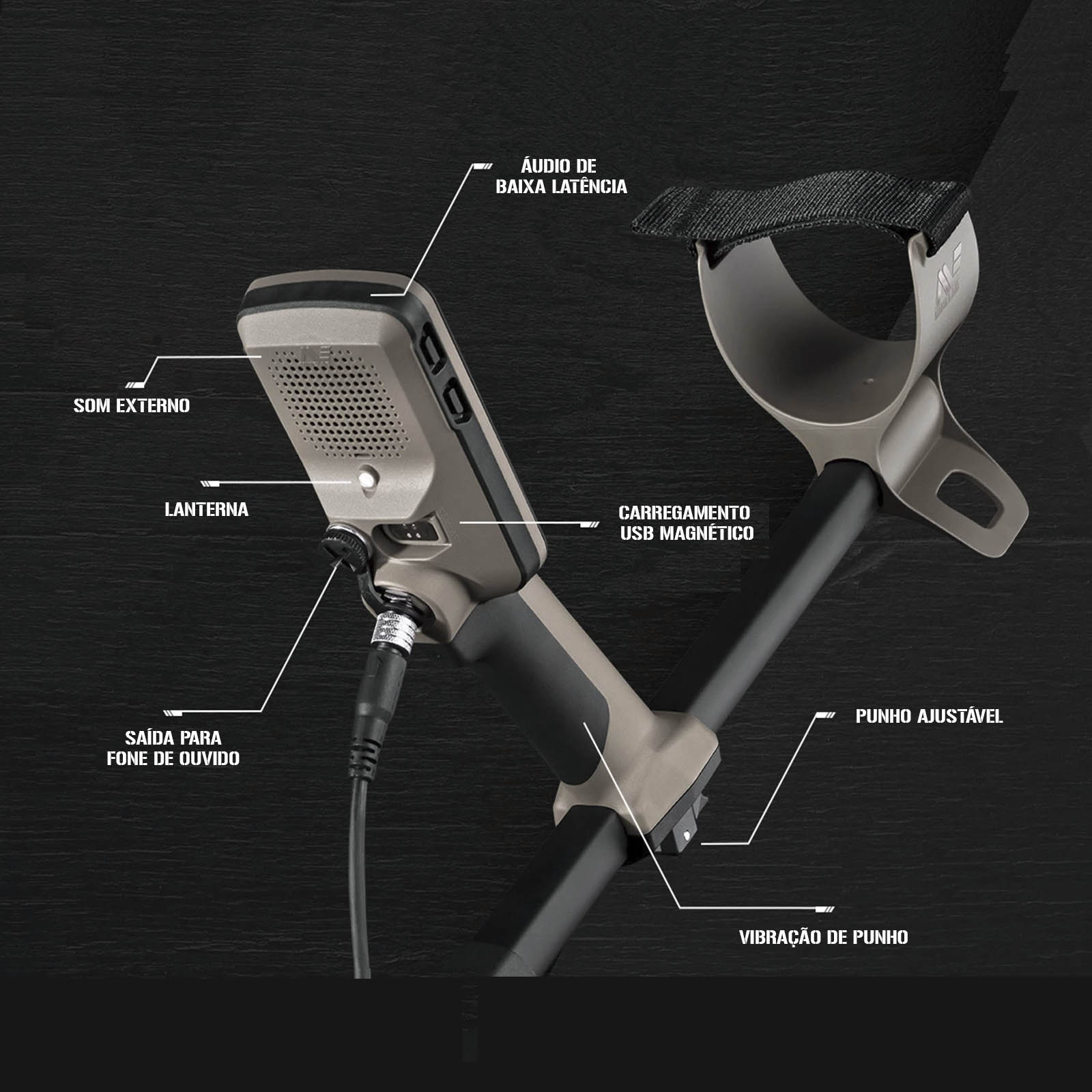 X Terra Elite Expedition Minelab Detector de MEtais Prova dagua - Metal ...