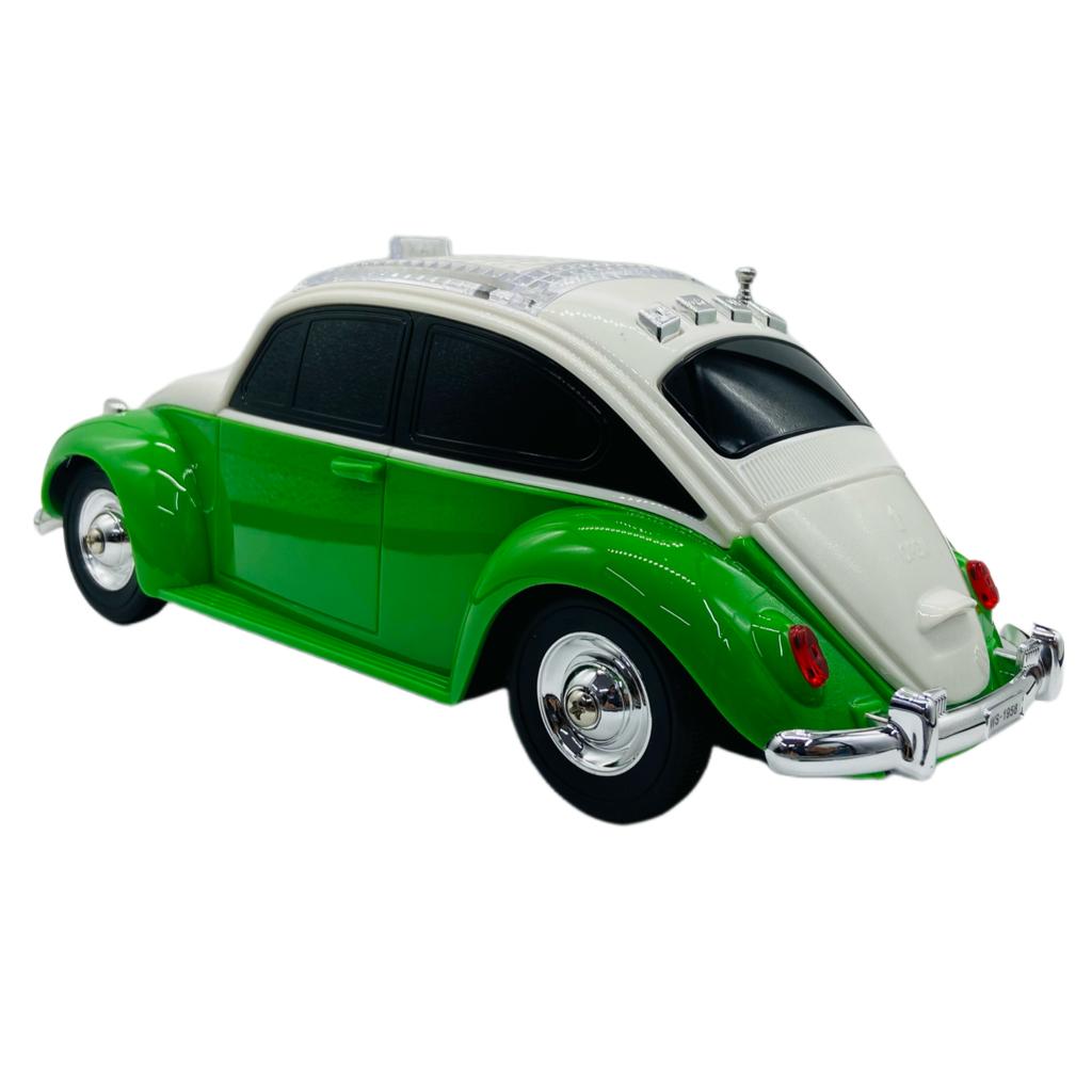 Caixa de Som Bluetooth Modelo Fusca Verde - Importados NAVI Atacado