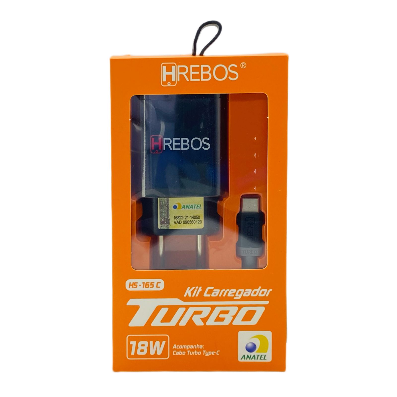 Carregador Completo Tipo C 18W Turbo Hrebos HS-183C - Importados NAVI Atacado