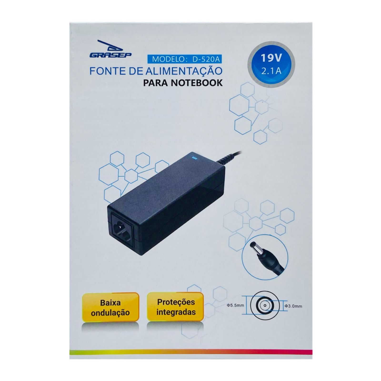 Fonte Grasep Para Notebook Samsung Modelo D520A - Importados NAVI Atacado Fonte Grasep Para Notebook Samsung Modelo D520A - Importados NAVI Atacado