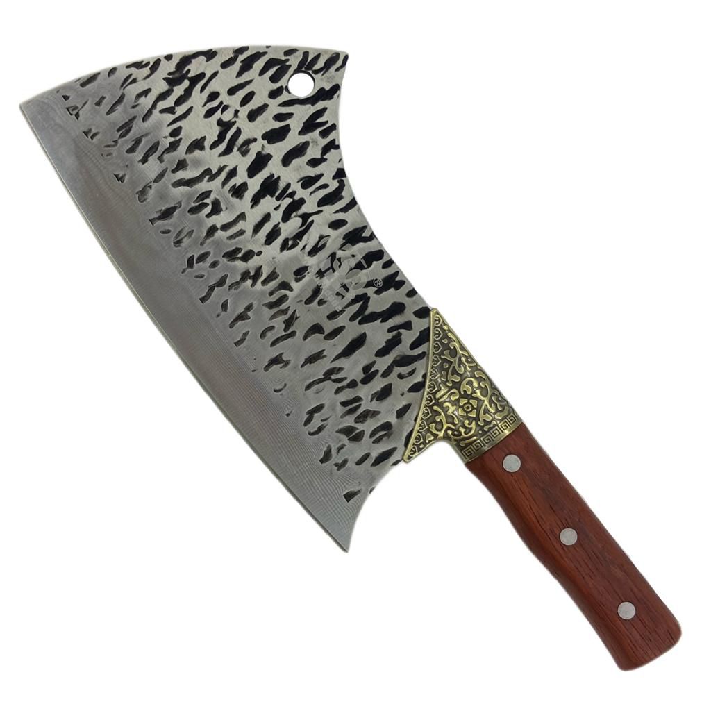 Cutelo Lâmina Rústica Artesanal Em Aço Cabo Madeira - Importados NAVI ...