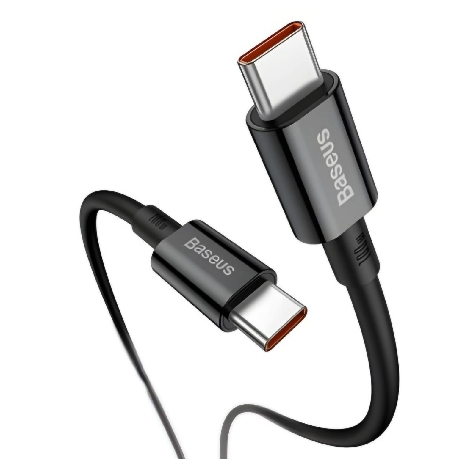 Cabo Turbo 100W USB-C P/ USB-C Superior Series 1 Metro Preto Baseus ...