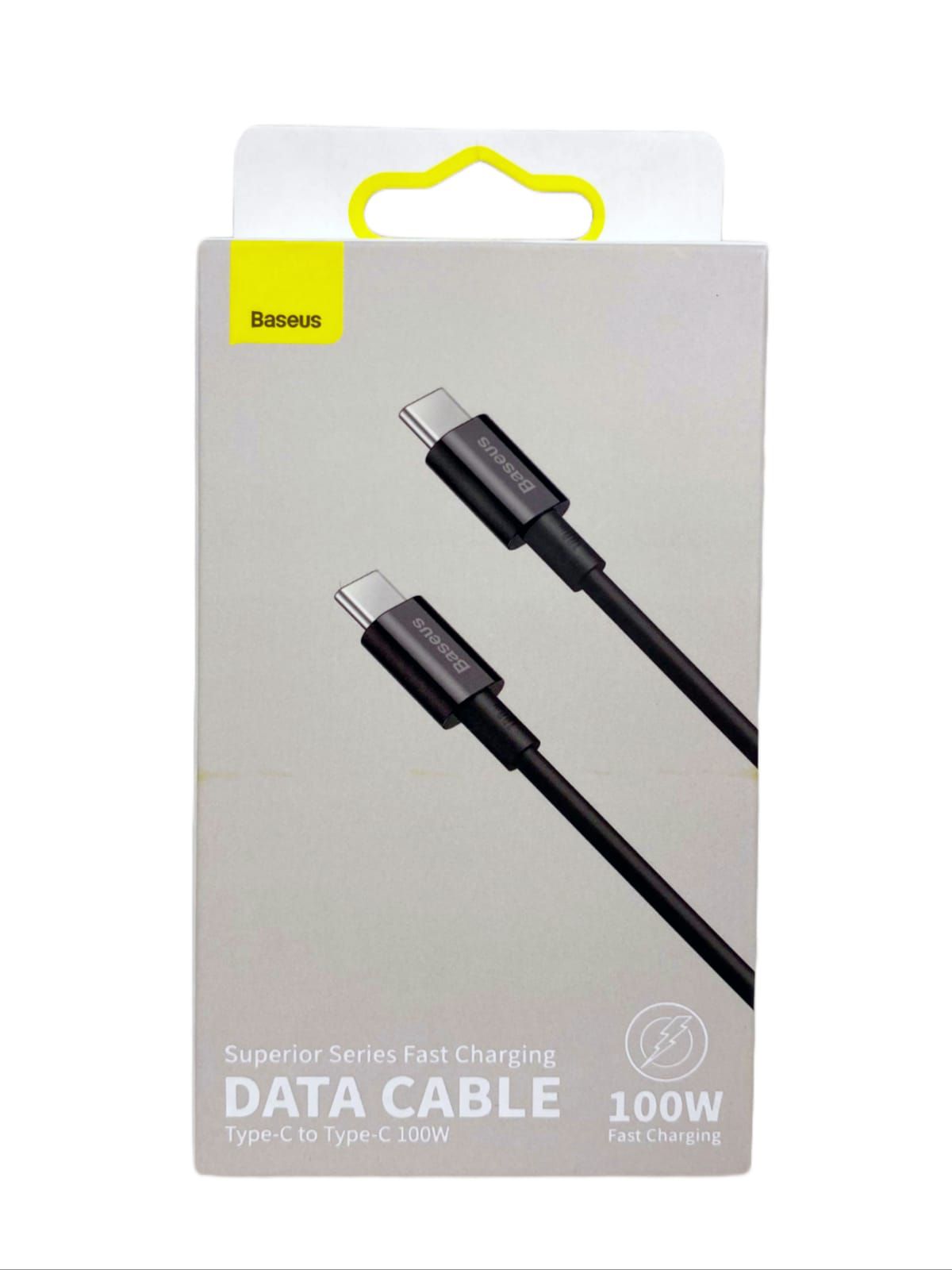 Cabo Turbo 100W USB-C P/ USB-C Superior Series 1 Metro Preto Baseus ...