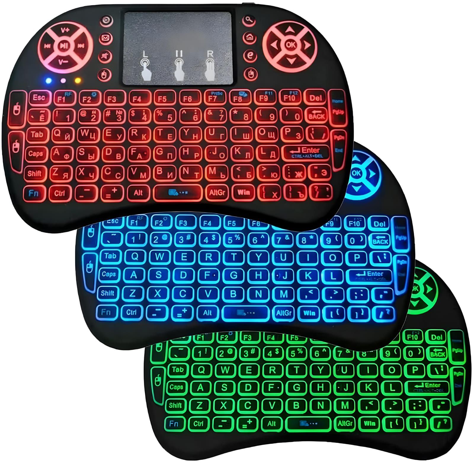 Miniteclado 3 Cores LED Touchpad Sem Fio BMax BM-T08 - Importados NAVI ...