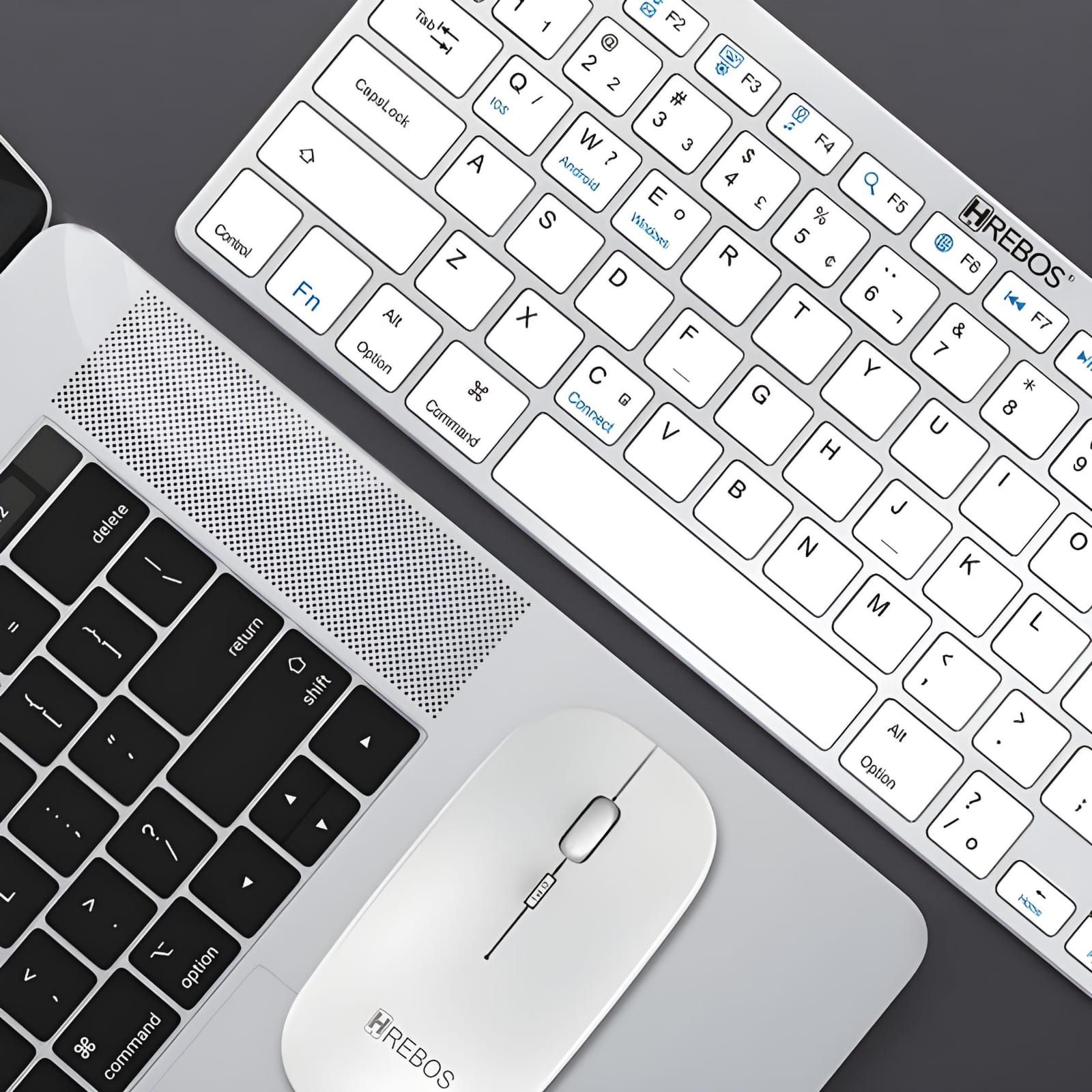 Kit Teclado E Mouse Conexão Sem Fio Modern Hrebos HS-750K - Importados ...