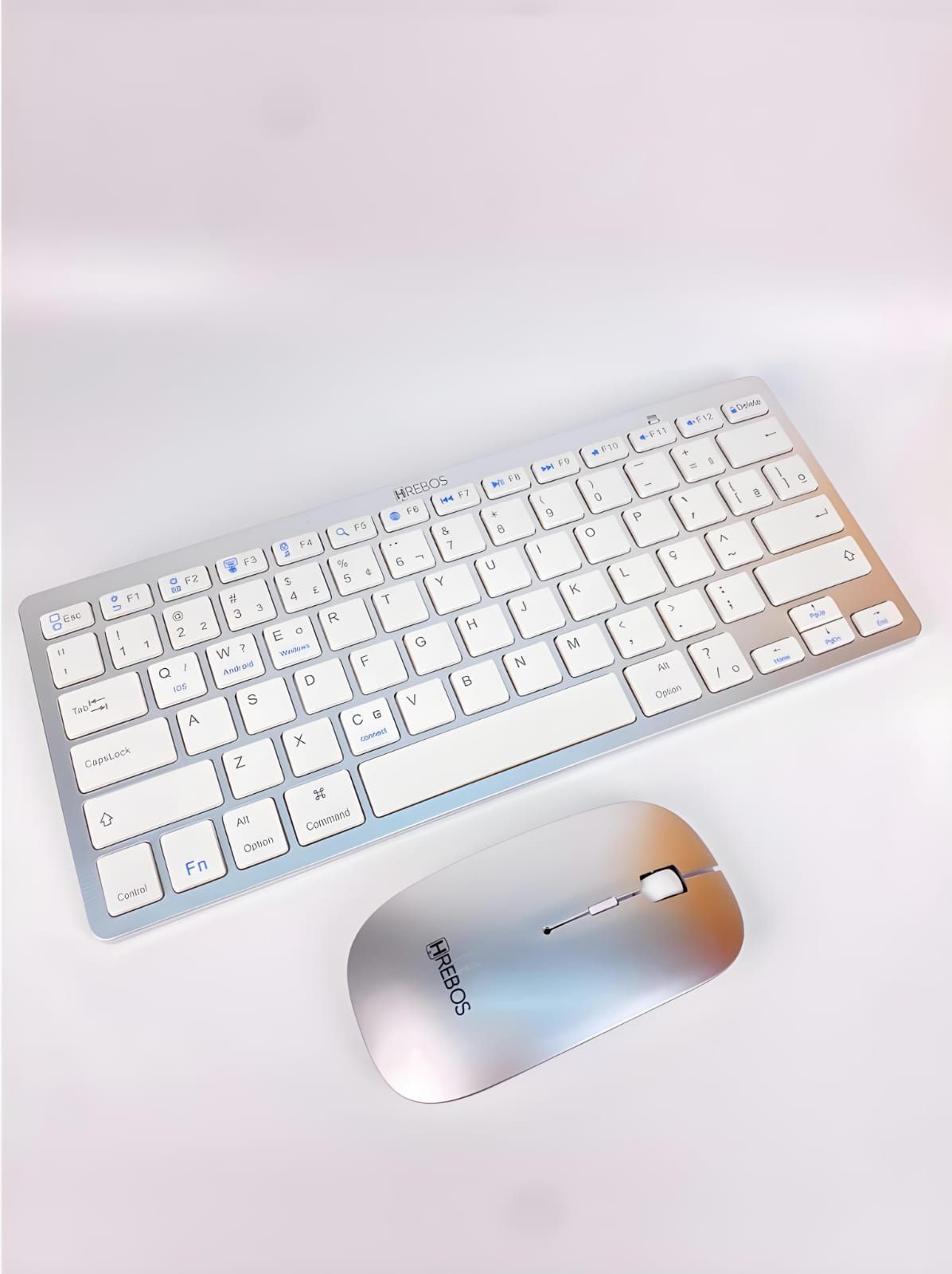 Kit Teclado E Mouse Conexão Sem Fio Modern Hrebos HS-750K - Importados NAVI Atacado