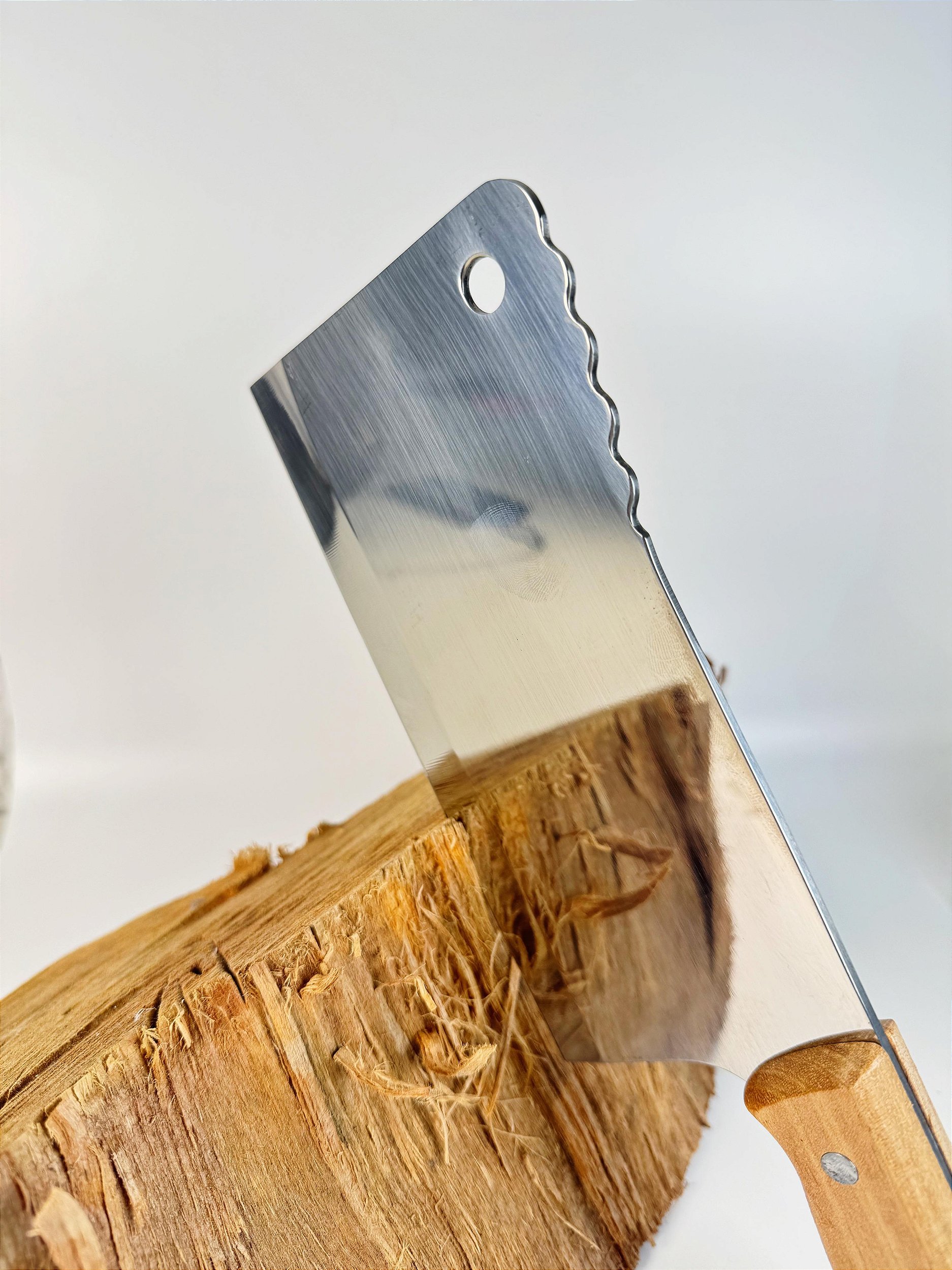 Faca Cutelo 10" Full Tang Lâmina Em Aço Inox Navi+ 67015 - Importados ...