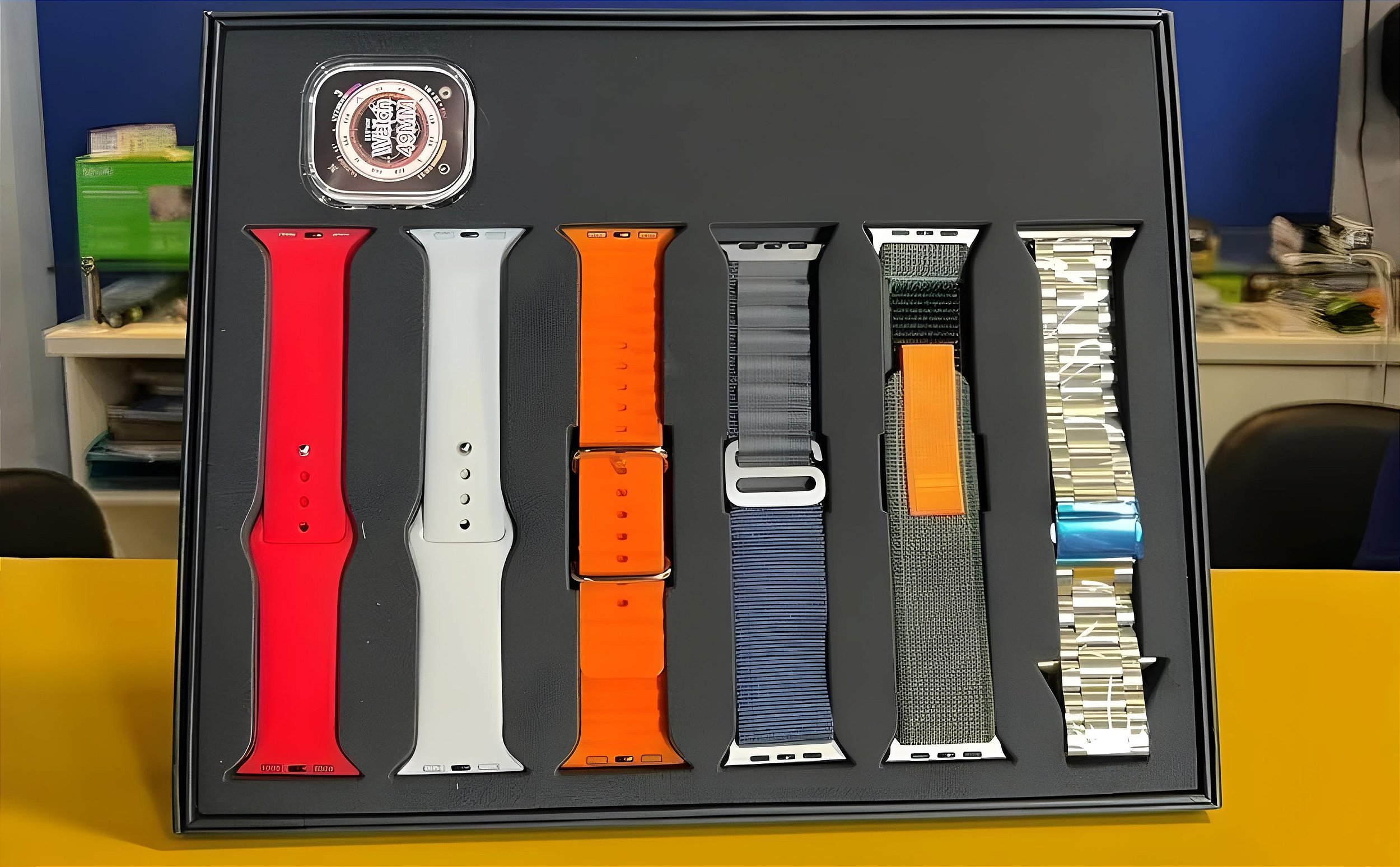 Relógio Inteligente Smartwatch W57 Pro Max NFC Bazik Prime + 7 Pulseiras - Importados NAVI Atacado