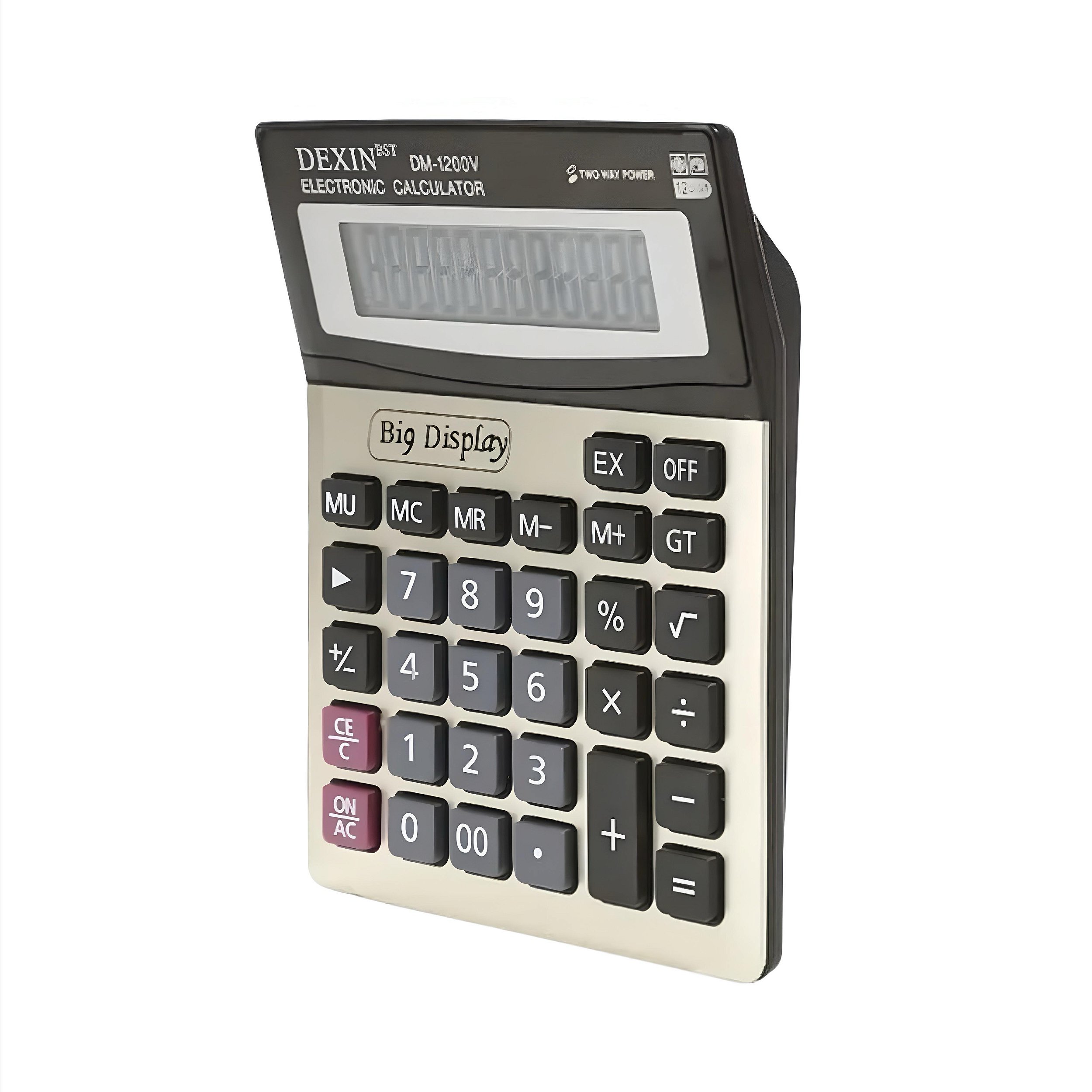 Calculadora De Mesa 12 Dígitos Big Display Lecover LC-1200V ...