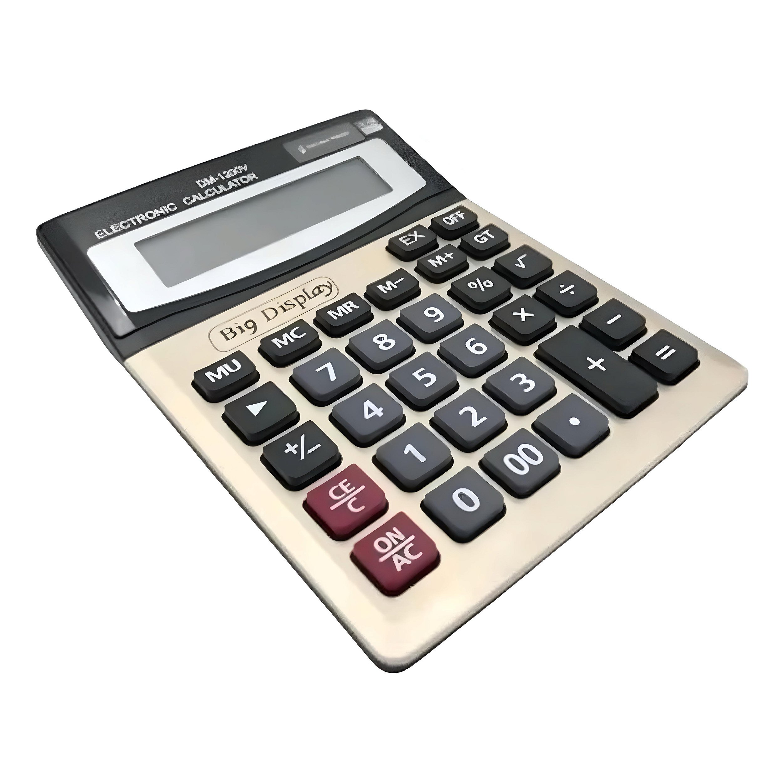 Calculadora De Mesa 12 Dígitos Big Display Lecover LC-1200V ...