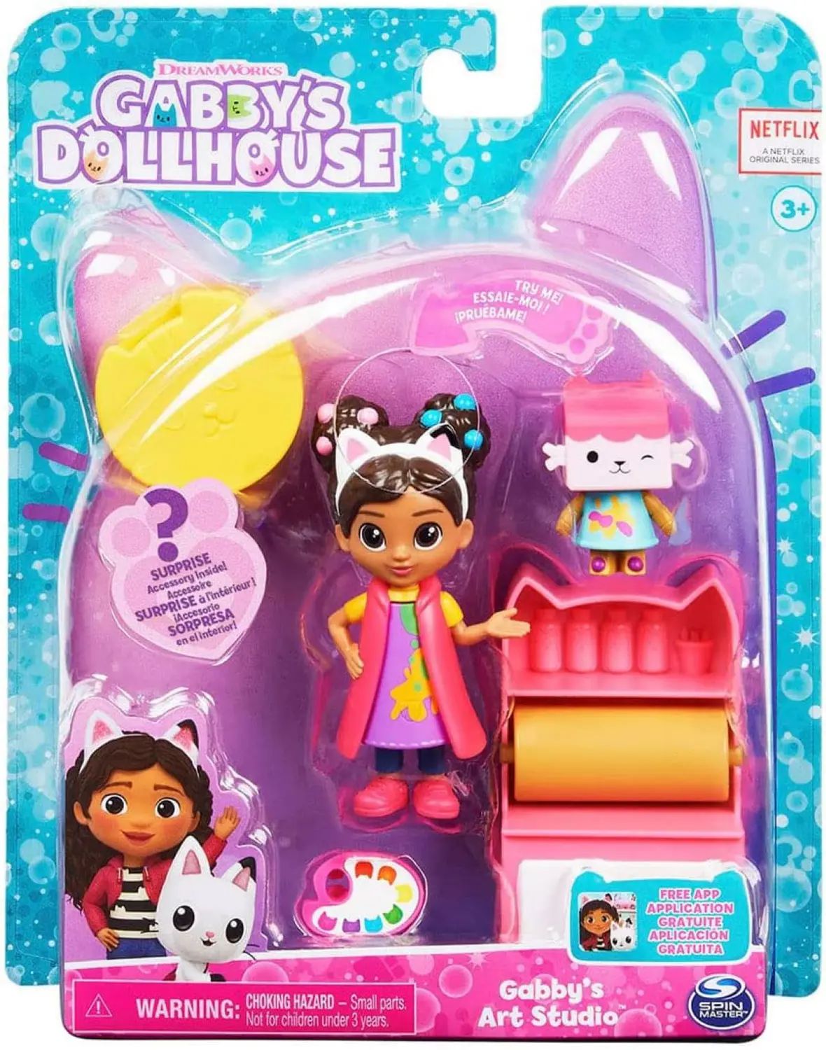 Gabby's Dollhouse Pack Cat-Tivity Estúdio de Arte 3070 Sunny - Prime ...