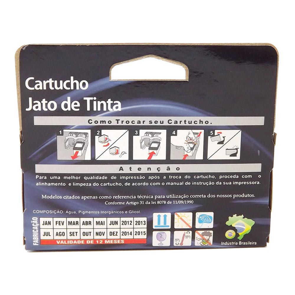 Caixinha para Cartucho de Tinta Remanufaturado HP 21 ao 122, Lexmark 16 ... Caixinha para Cartucho de Tinta Remanufaturado HP 21 ao 122, Lexmark 16 ...