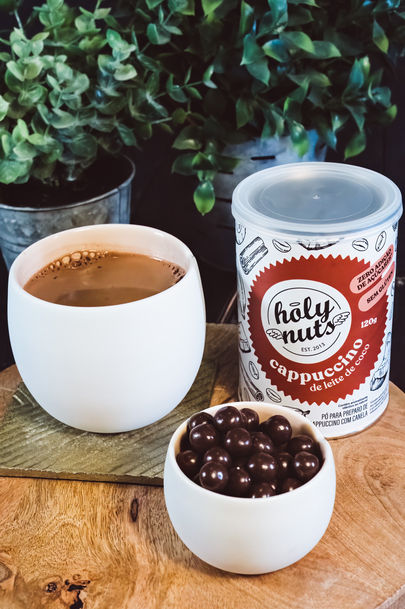 CAPPUCCINO DE LEITE DE COCO HOLY NUTS - 120G - Holy Nuts