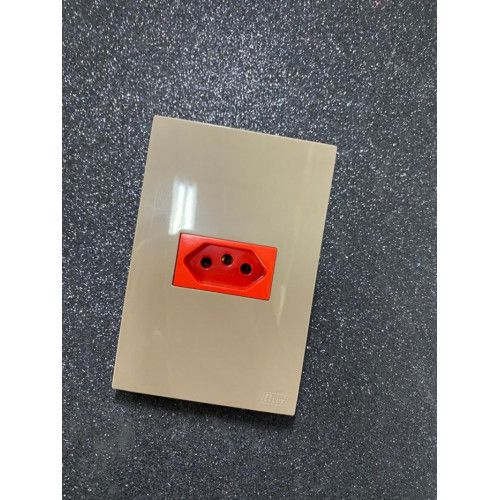 CJ TOMADA 20A VERMELHO HORIZONTAL 4X2 - RECTA FENDI GLOSS - AG Leste Materiais