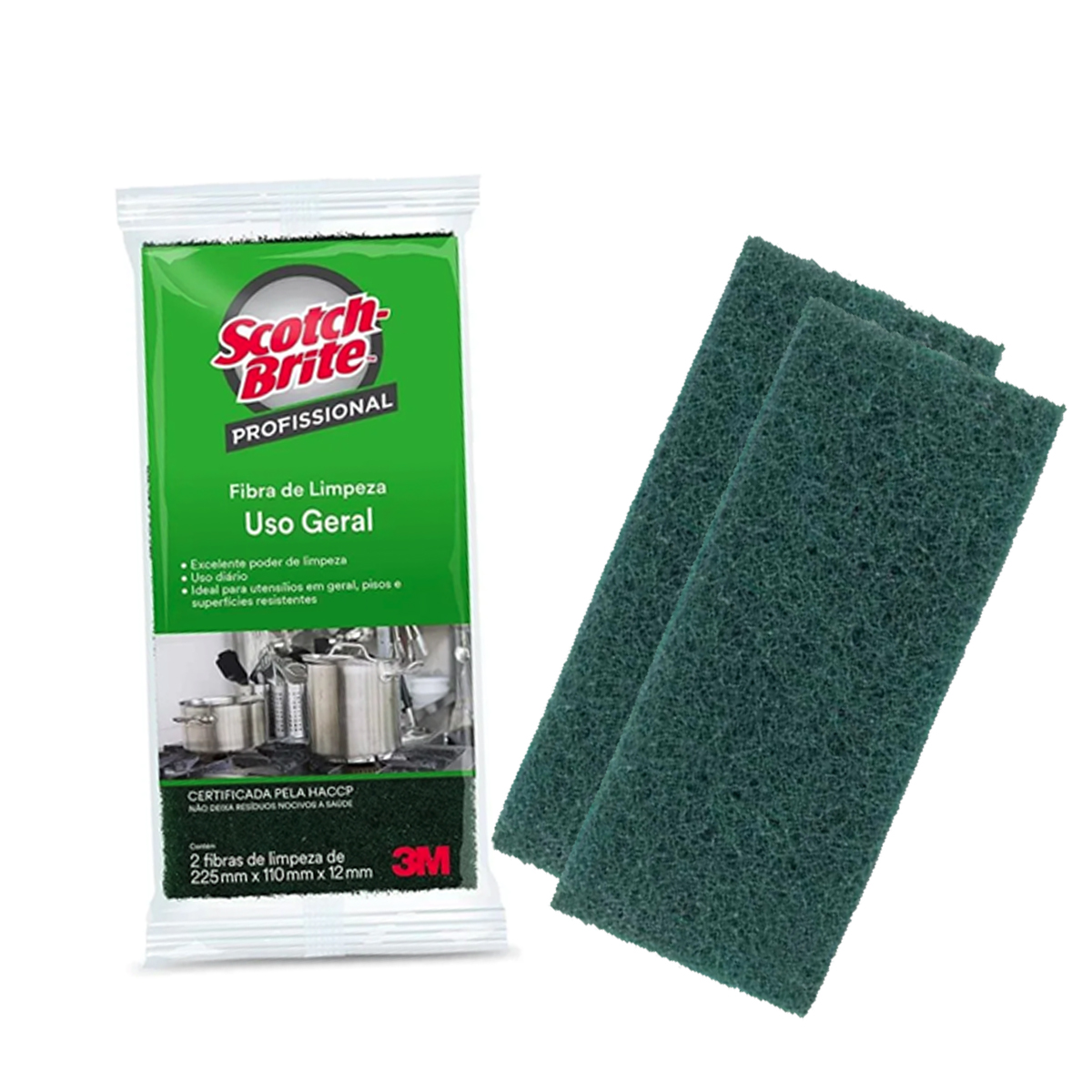 Bucha Fibra Verde De Limpeza E Uso Geral - Redomma: Ofertas Imperdíveis ...