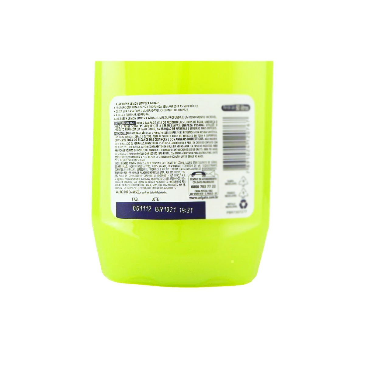 Limpador Ajax Fresh Lemon 500ml - Redomma: Ofertas Imperdíveis em ...