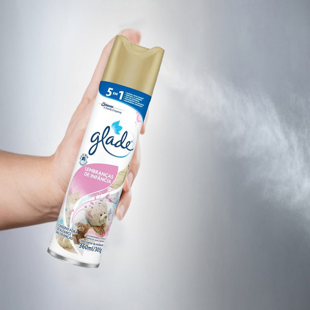 Odorizador Glade Lembranças De Infância 360ml - Redomma: Ofertas ...