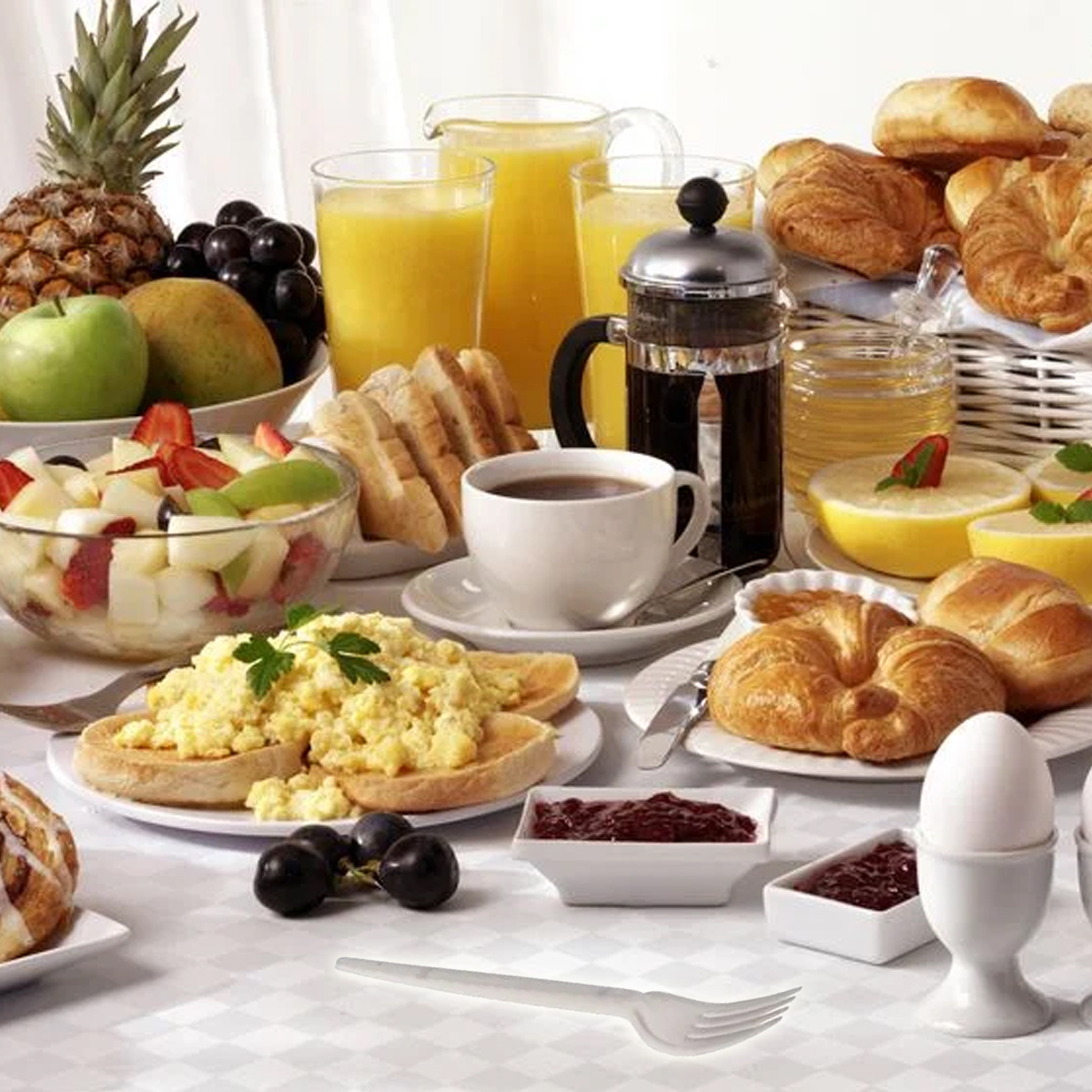 Garfo Sobremesa Bio Branco Pacote Com 50 Unidades - Redomma: Ofertas Imperdíveis em Produtos ...