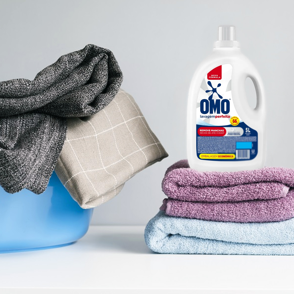 Sabão Líquido Omo Lavagem Perfeita 5l Kit 2 - Redomma: Ofertas ...