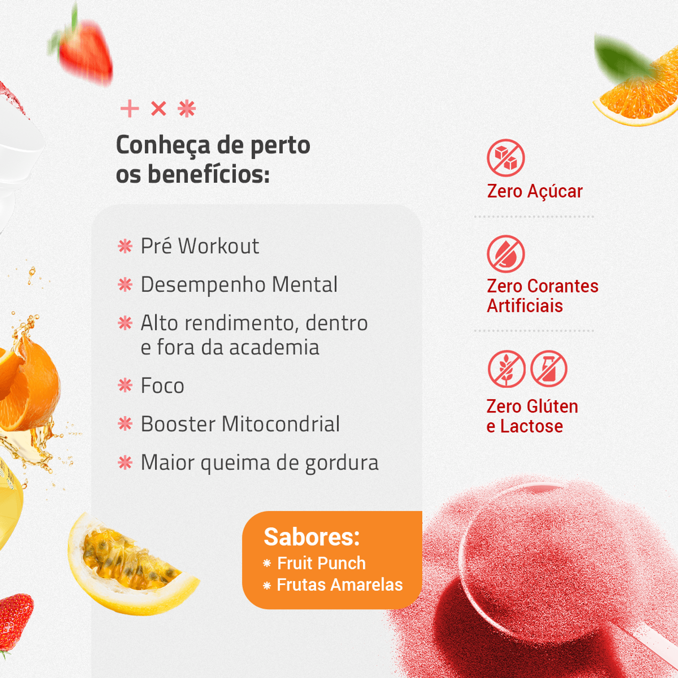 Pré Treino True Energyzer & Focus Fruit Punch 360G - TRUE SOURCE ...