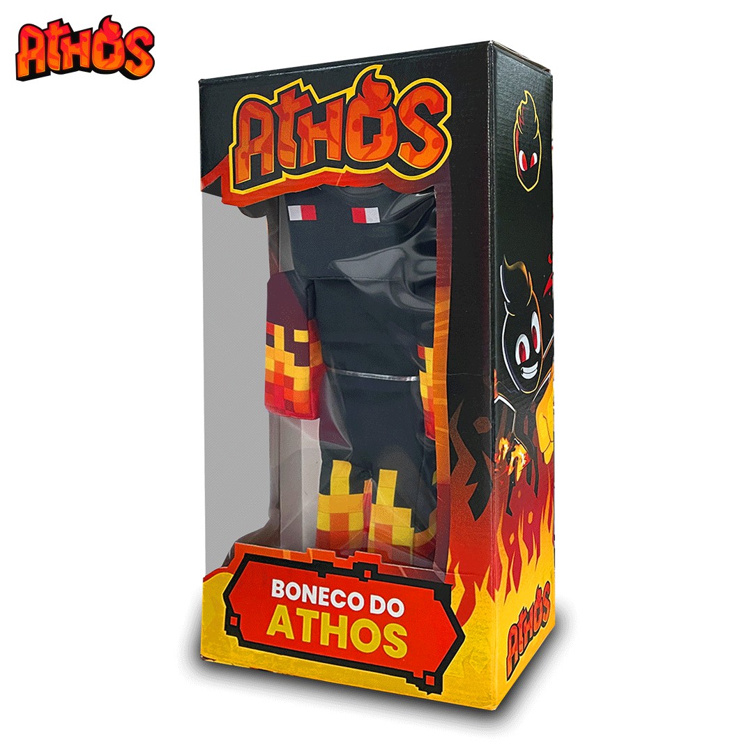 Boneco Athos Youtuber Minecraft - Curta Loja - Produtos Licenciados de ...