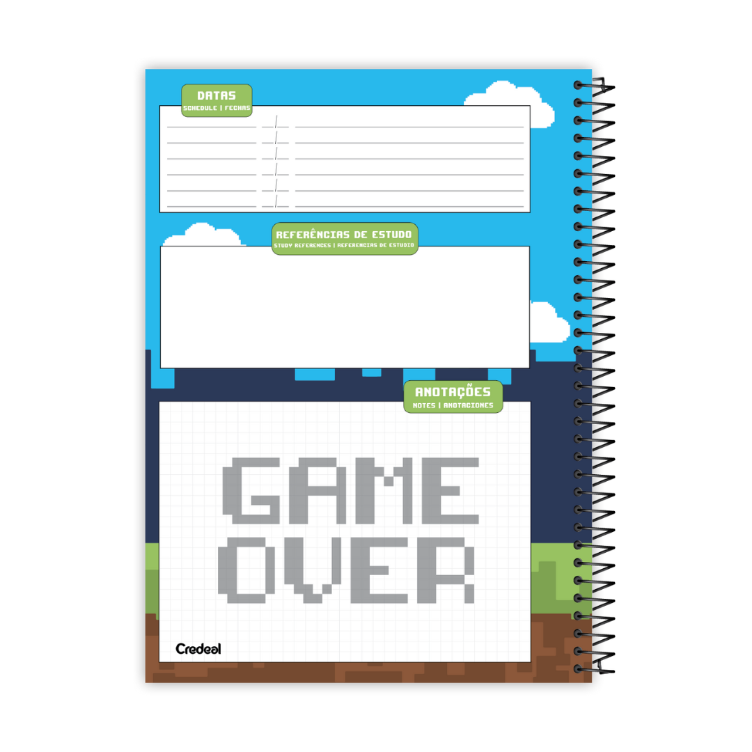 Caderno Universitário - 1 Matéria, 80 folhas -Turma do Problems - Curta ...