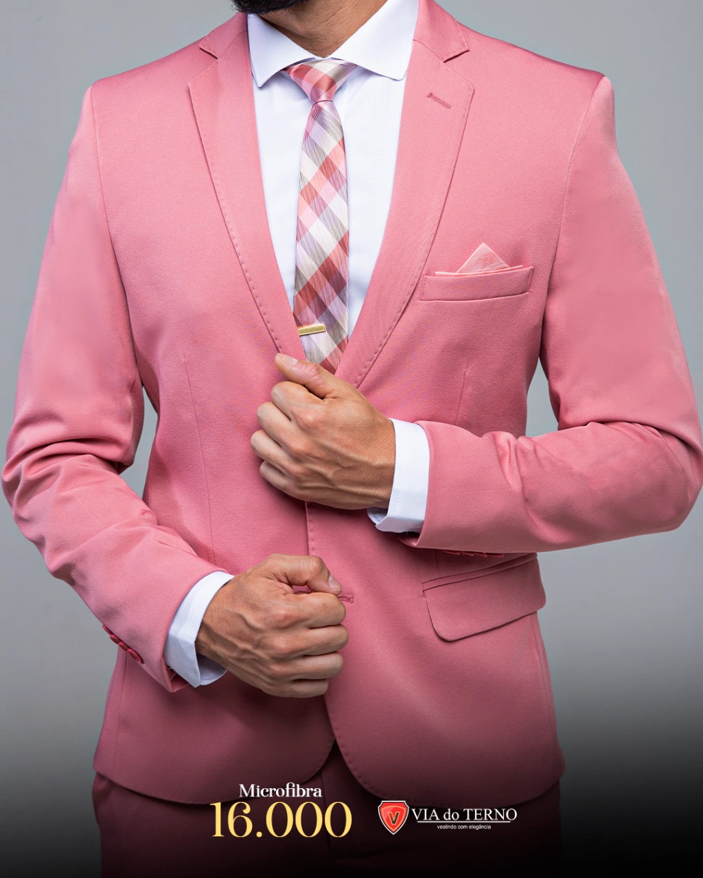 Terno slim, terno rosa, terno rosa, terno para noivo, via do terno - S ...