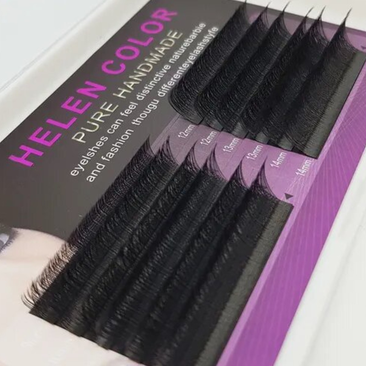 Pure Handmade Cílios 0.07D Mix W – Helen Color - Cosméticos Natalia